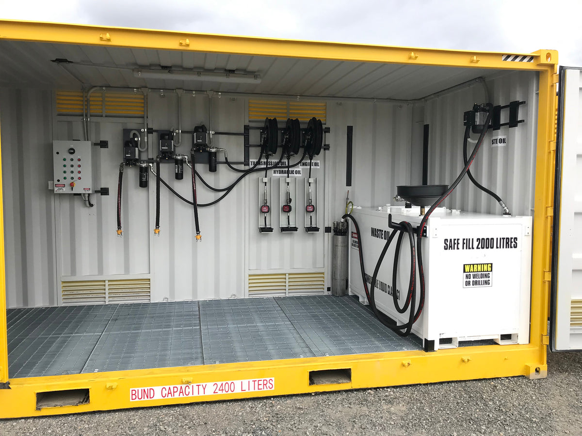 CEA Bunded Packaged Lubricants Store 6m – CEA Petroleum Equipment